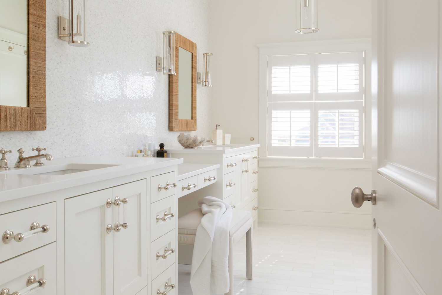 Nantucket Bathrooms with Interior Design by Carolyn Thayer Interiors