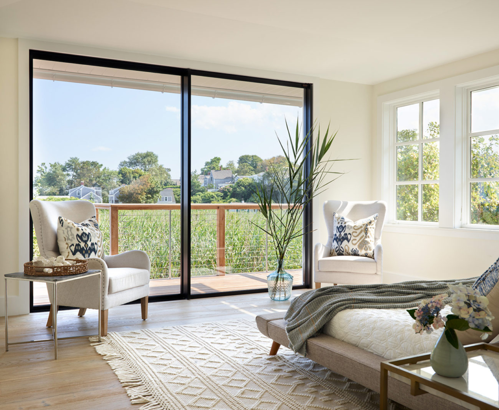 Bedrooms Designed by Carolyn Thayer Interiors on Nantucket and Boston